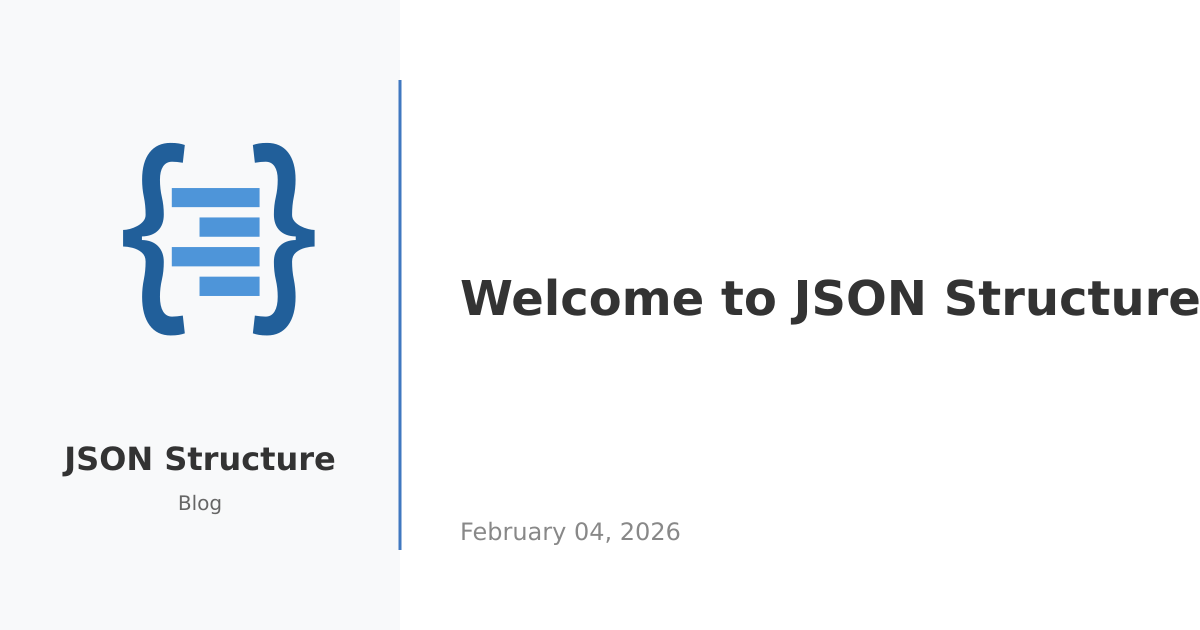Welcome to JSON Structure | JSON Structure